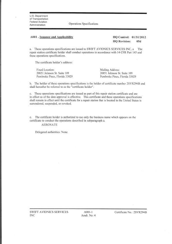 Capacidades y Certificaciones – AERONATE